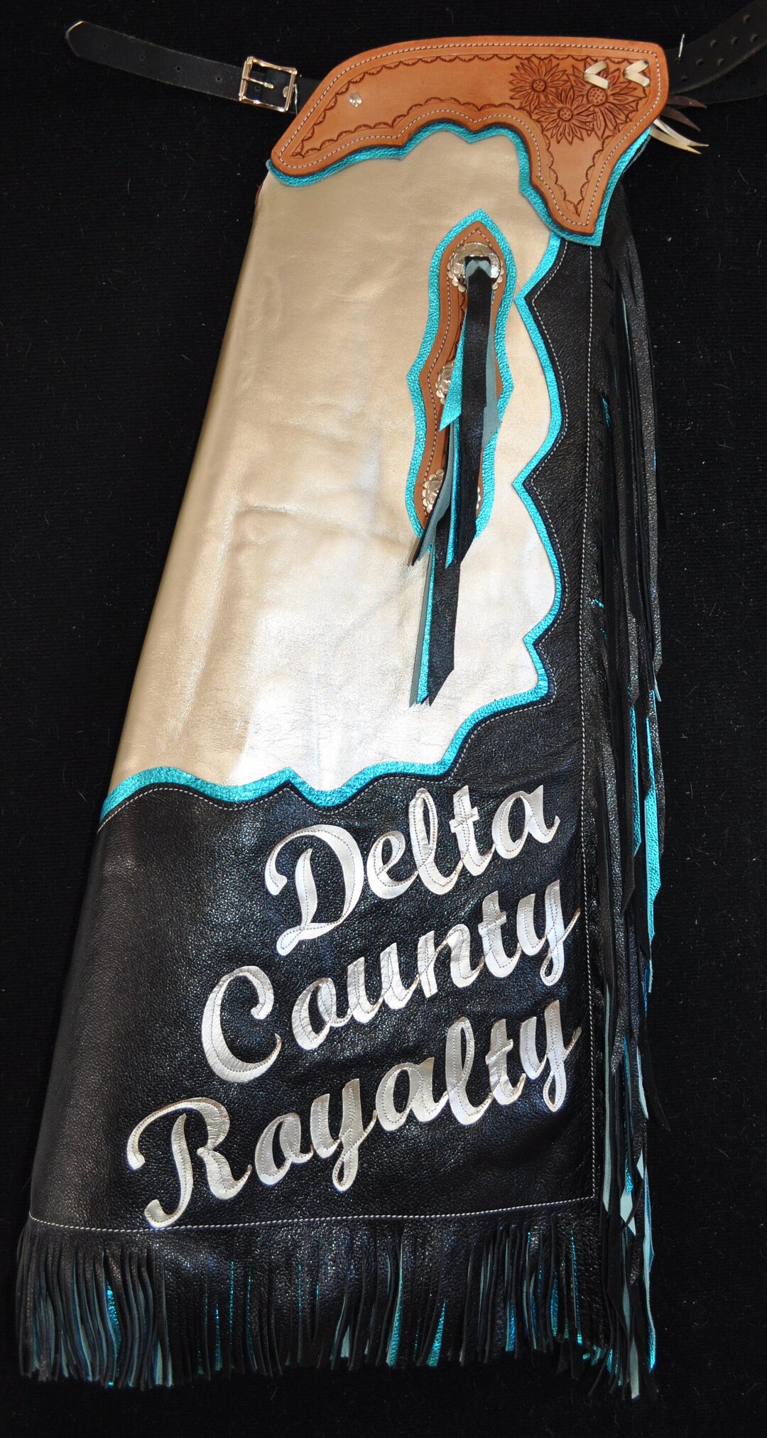 Custom Made Rodeo Royalty Chaps/ New/ Custom Leather/r Bar K - Etsy