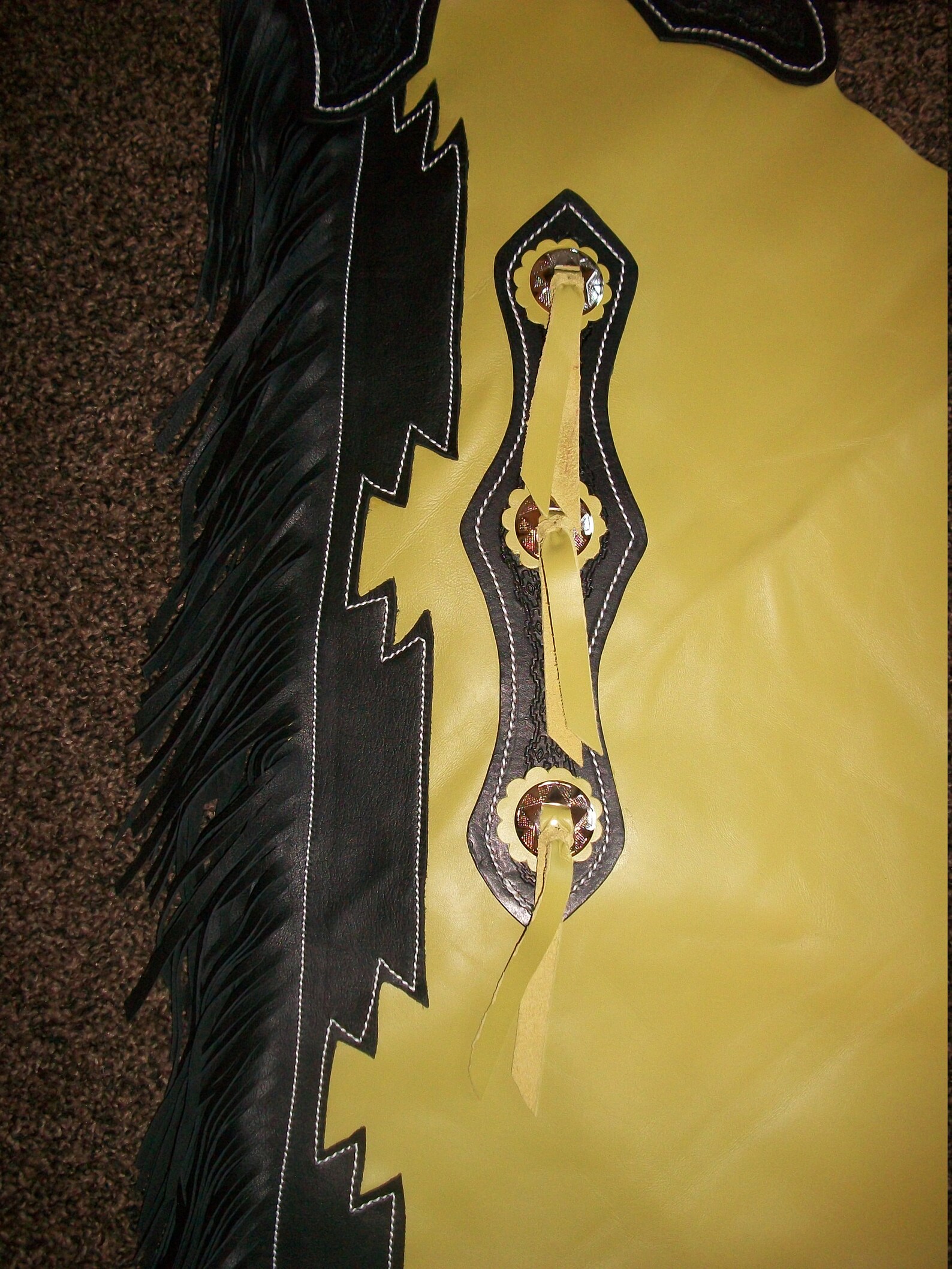 Custom Made Bronc Riders Chaps/ New/ Custom Leather/ Rodeo - Etsy