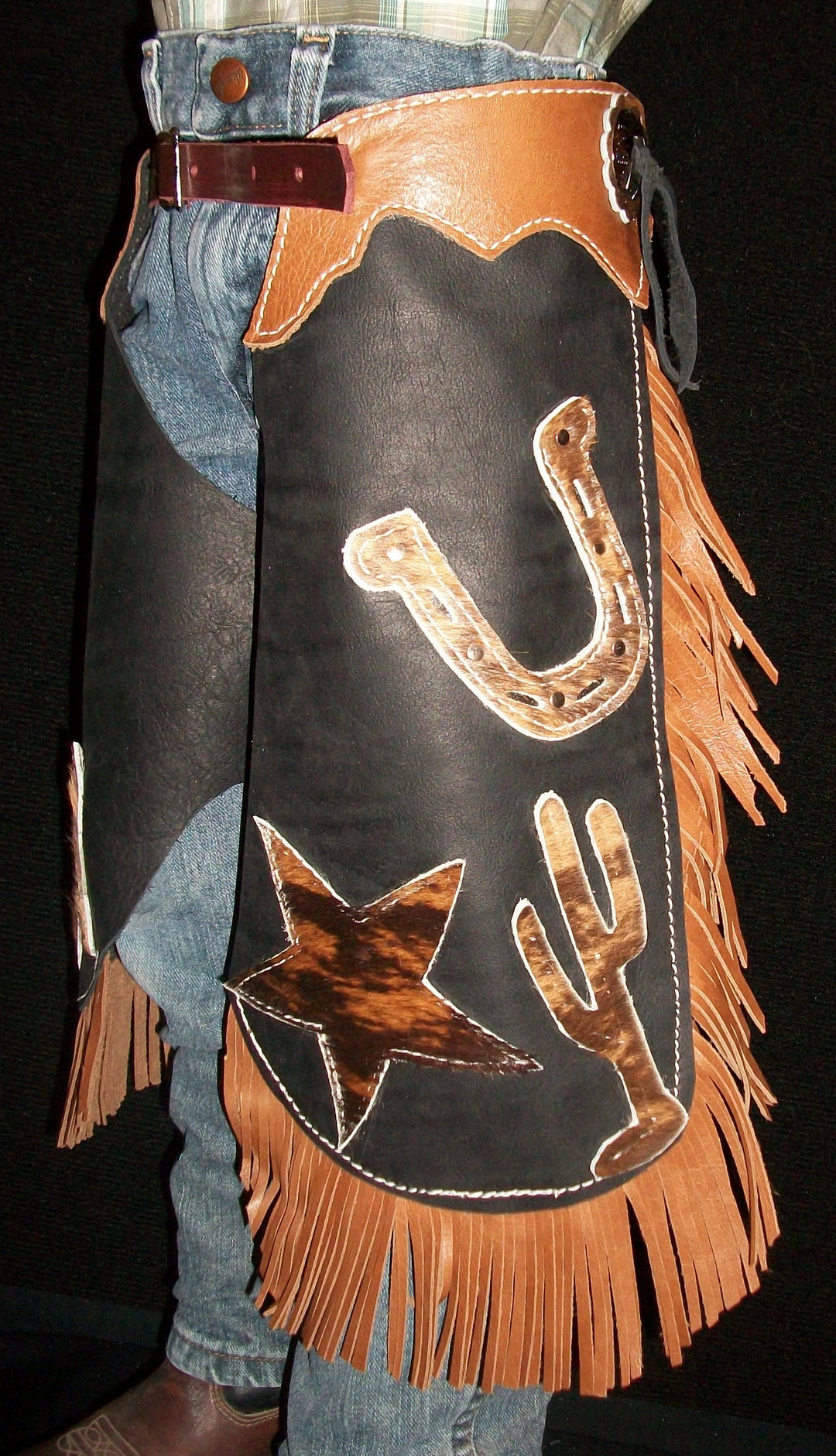 Custom Made Hair on Hide Kids Chinks/youth/toddler/new Leather / R Bar ...