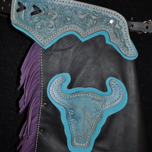 Custom Made Kid's Bronc/bull Riding Chaps/ New/ Custom - Etsy