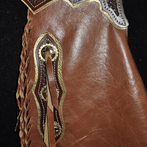Custom Made Leather Chinks/new Chaps/r Bar K - Etsy