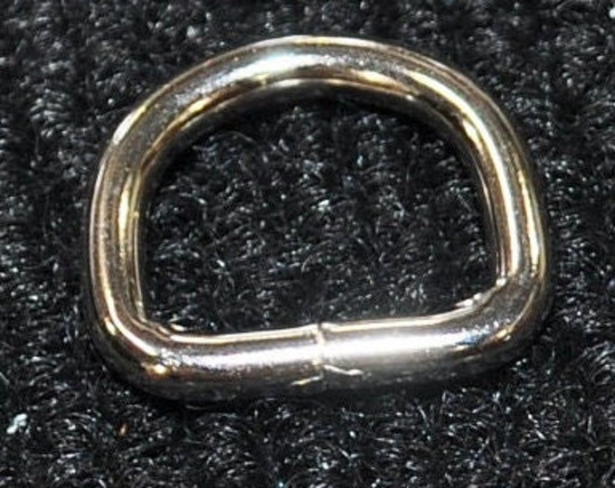1 1/2 Metal D Rings Dee Rings Non Welded Black Nickel Free Shipping D ...