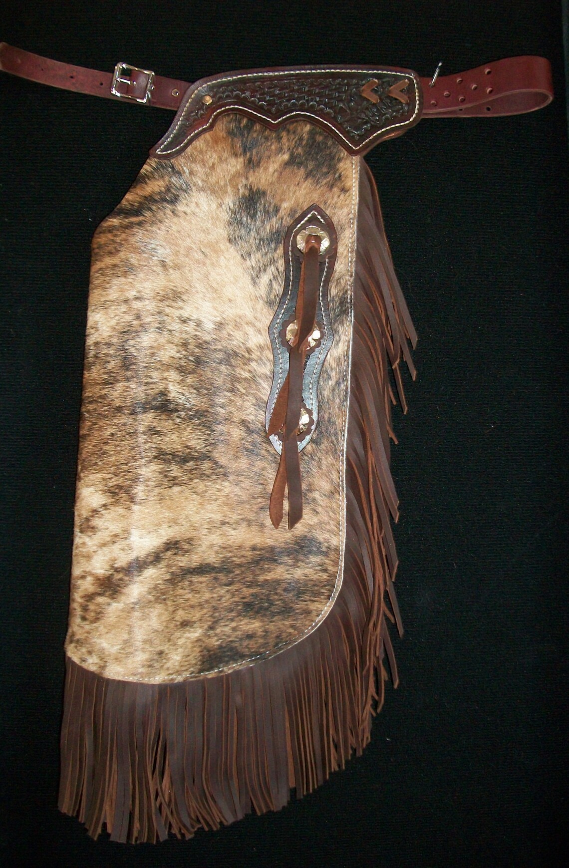 Custom Made Leather Chinks/new Chaps/ Exotic Hair on Hide/r - Etsy