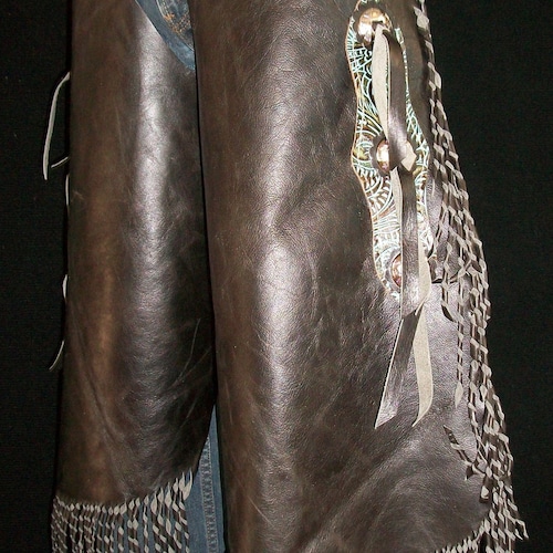 Custom Made Leather Chinks/new Chaps/r Bar K - Etsy