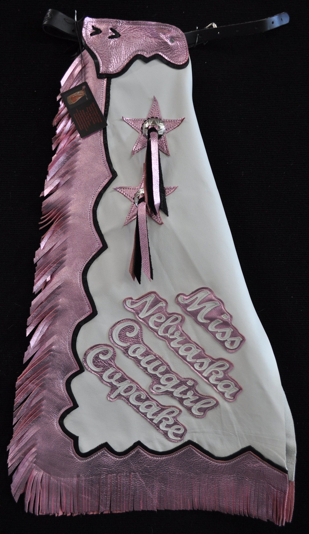 Custom Made Kid's Rodeo Princess Chaps/ New/ Custom Leather/ Pink Rodeo ...