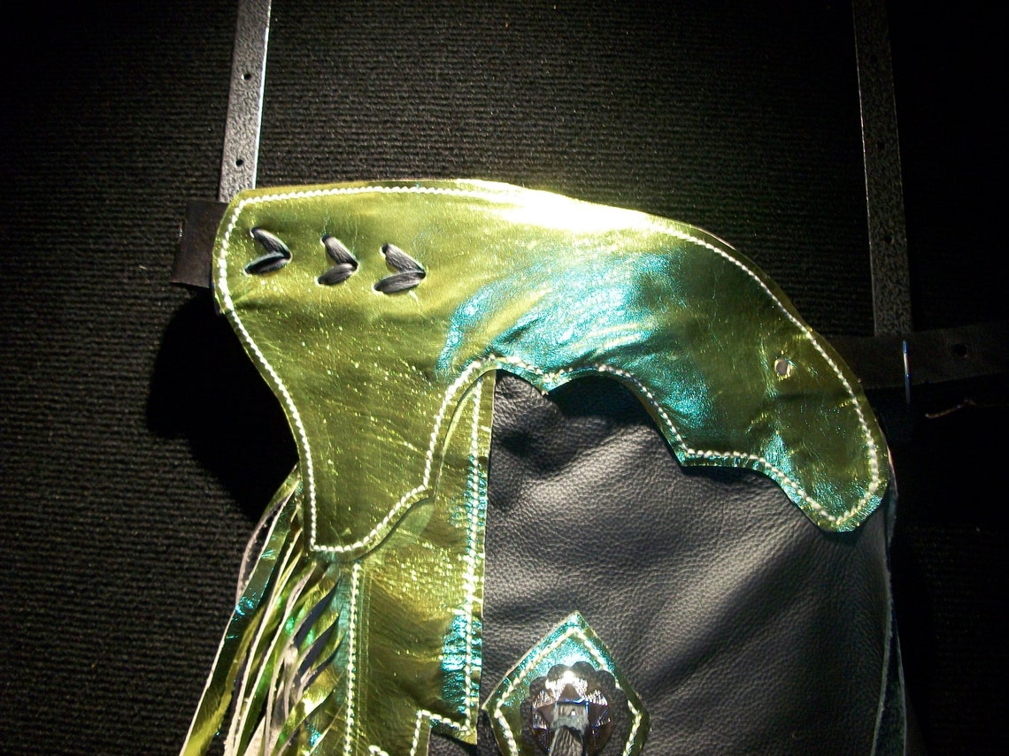 Custom Made Bronc Riders Chaps/ New/ Custom Leather/ Rodeo | Etsy