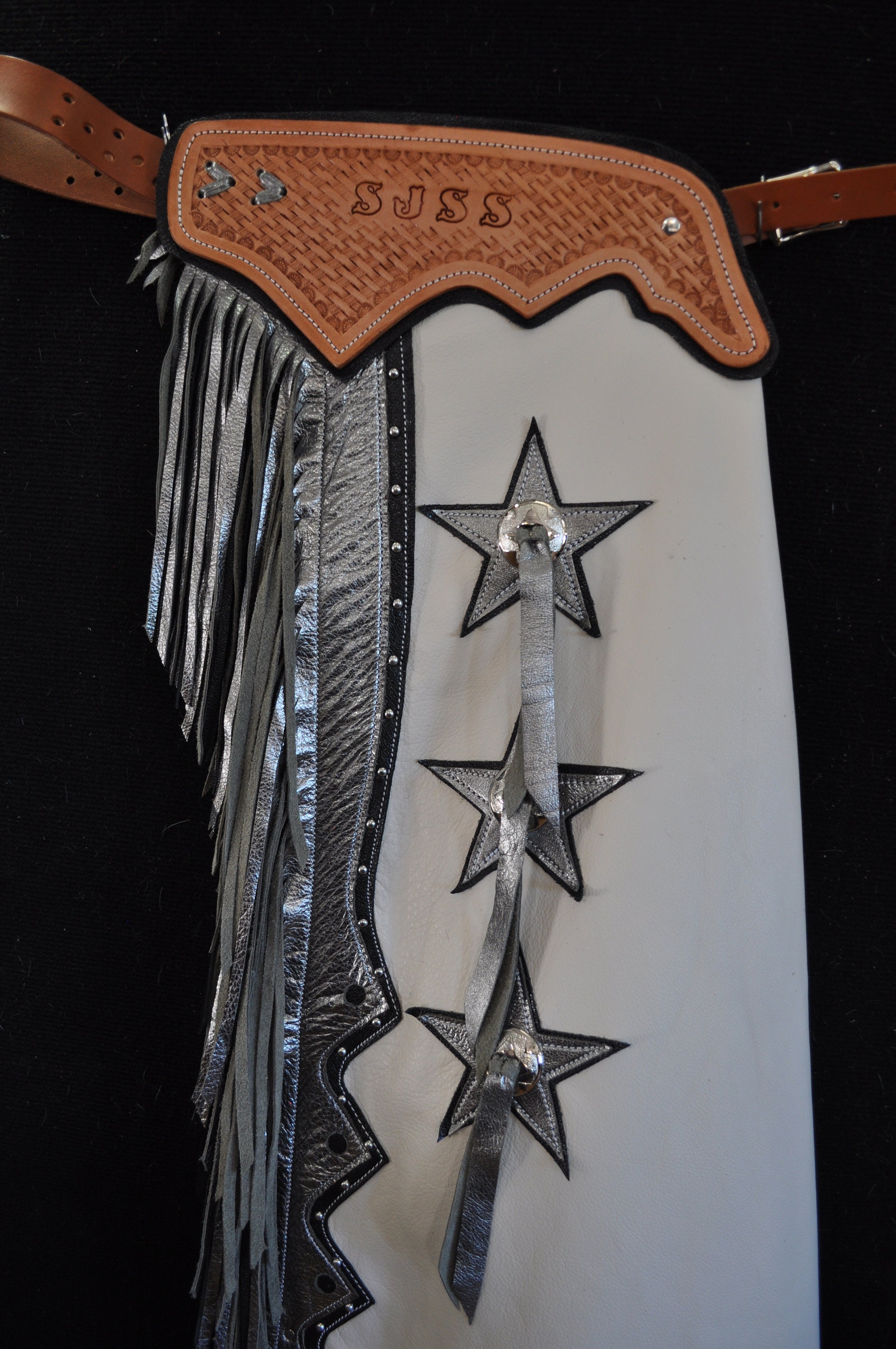 Custom Made Rodeo Chaps/ New/ Custom Leather /R Bar K - Etsy