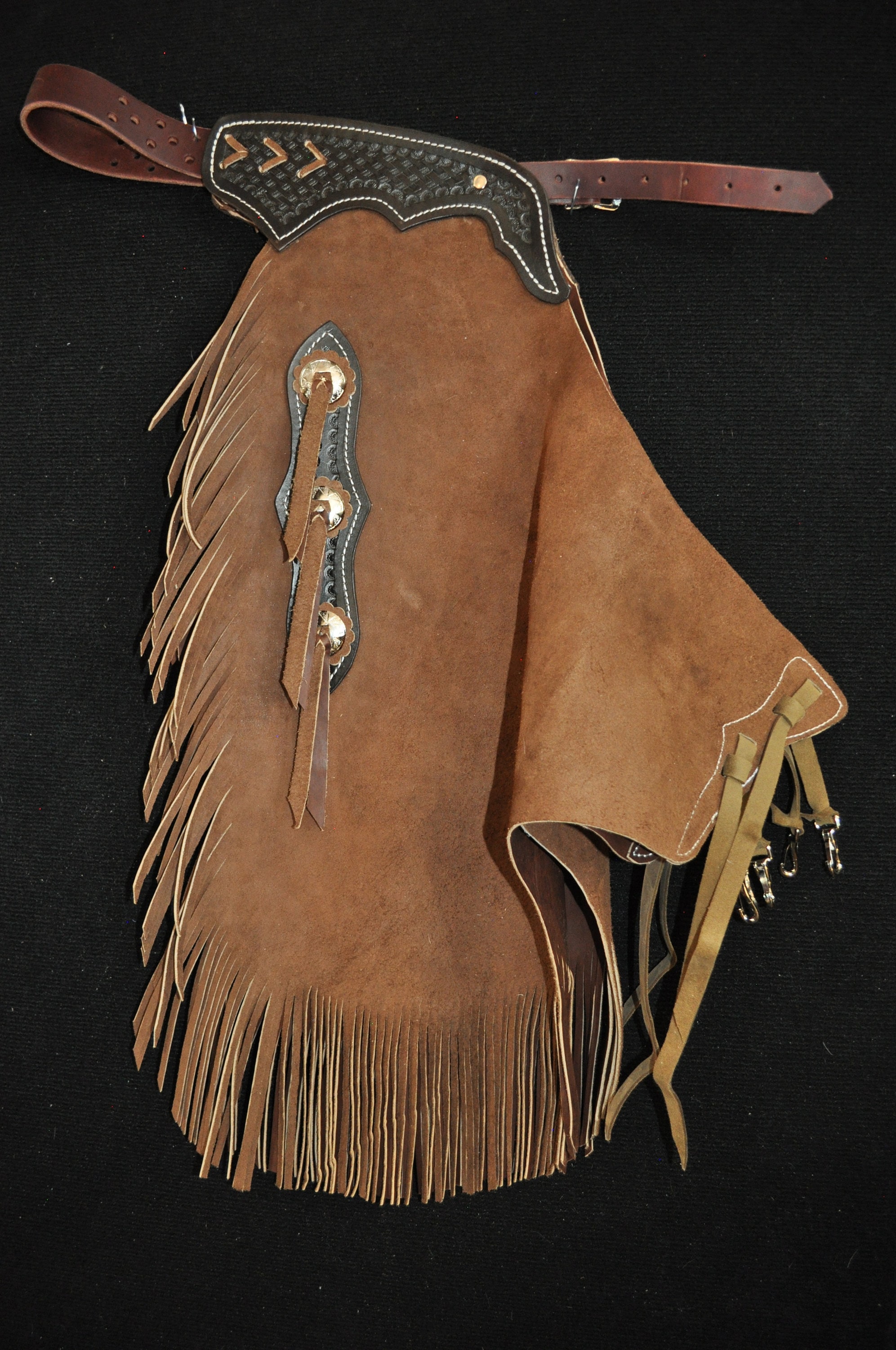 Custom Made Leather Chinks/New Chaps/Rough out/R Bar K | Etsy