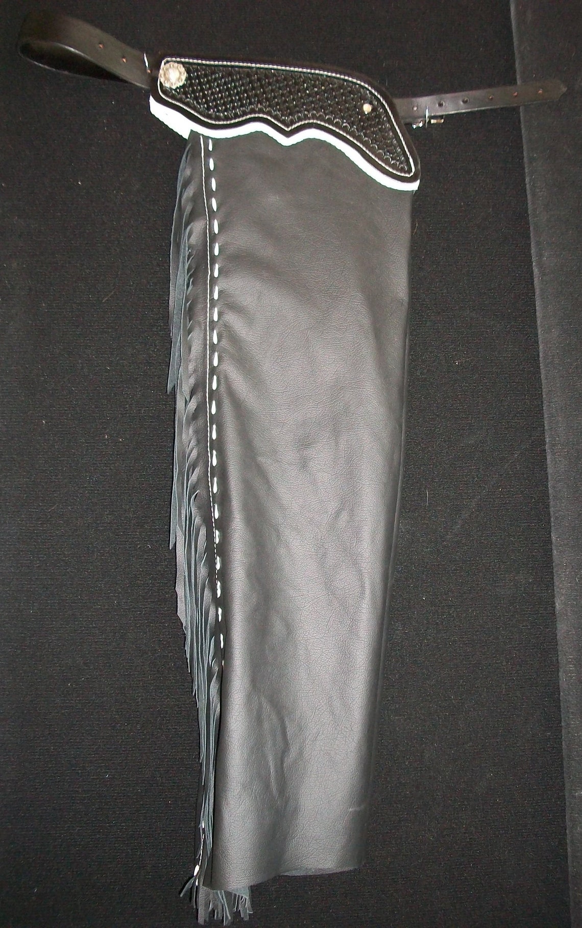 Custom Made Leather Shotgun Chaps/ New/r Bar K - Etsy