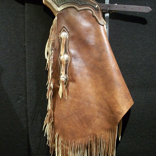 Custom Made Leather Show Chinks/new Chaps/ Buck | Etsy