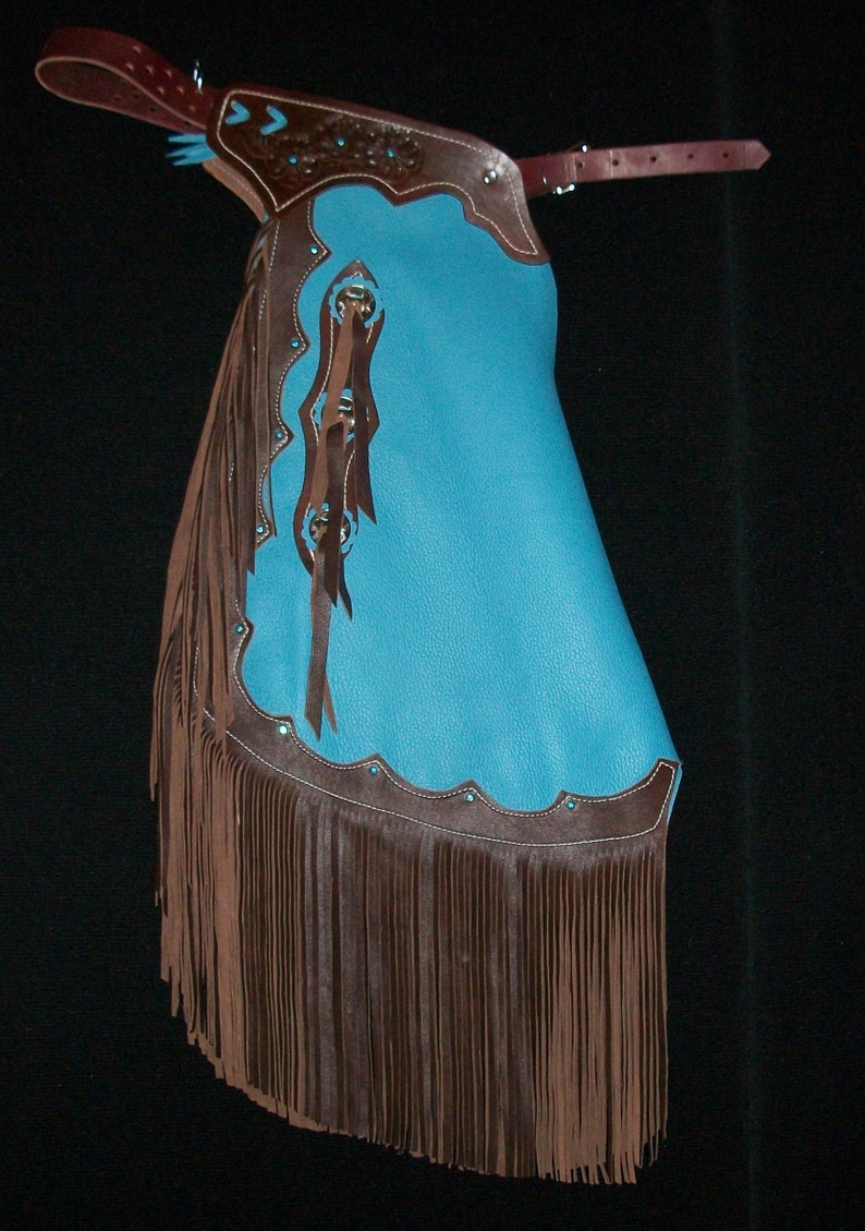 Custom Made Leather Chinks/new Chaps/ Floral Carved/ - Etsy