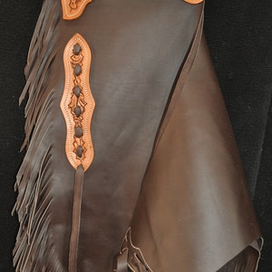 Custom Made Leather Chinks/new Chaps/r Bar K - Etsy