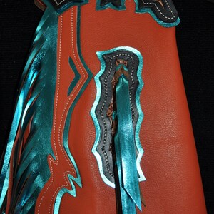 Custom Made Bronc Riders Chaps/ New/ Custom Leather/ Bull Rider Chaps/r ...