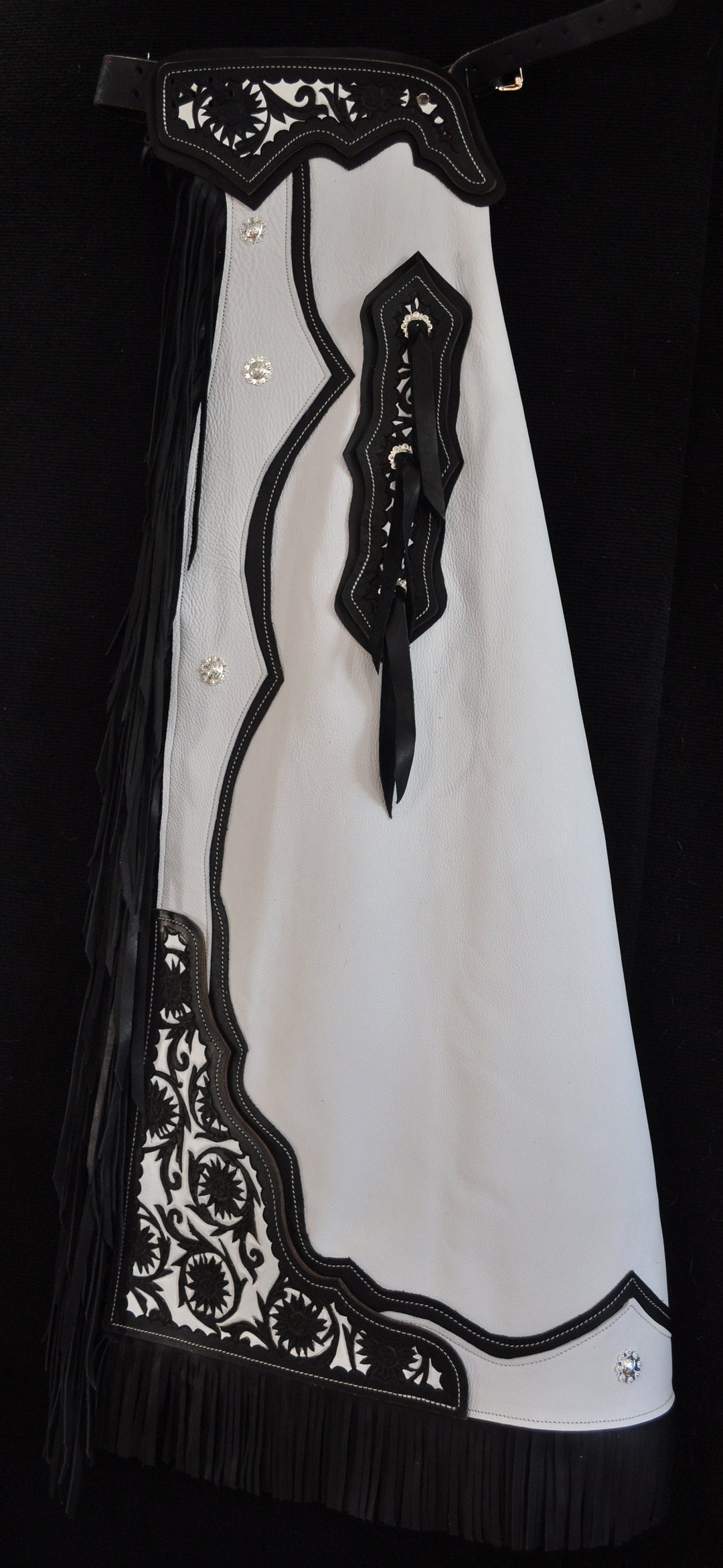 Custom Made Rodeo Chaps/ New/ Custom Leather /R Bar K - Etsy