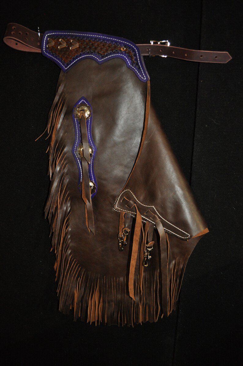 Custom Made Leather Chinks/new Chaps/r Bar K | Etsy