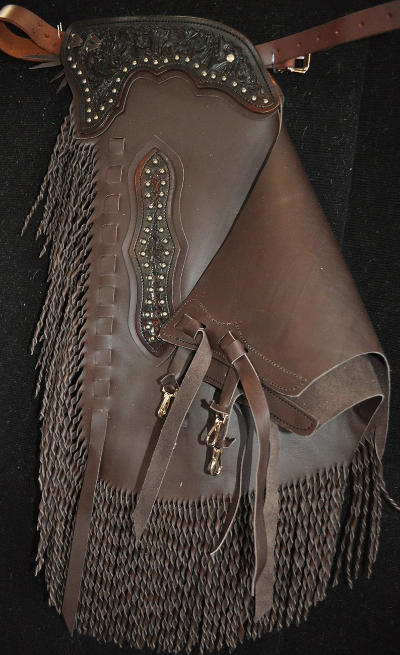 Custom Made Leather Chinks/floral/ New Chaps/r Bar K - Etsy