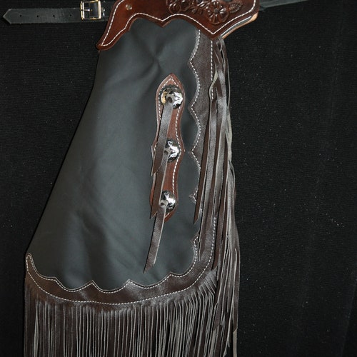 Custom Made Leather Chinks/new Chaps/r Bar K - Etsy