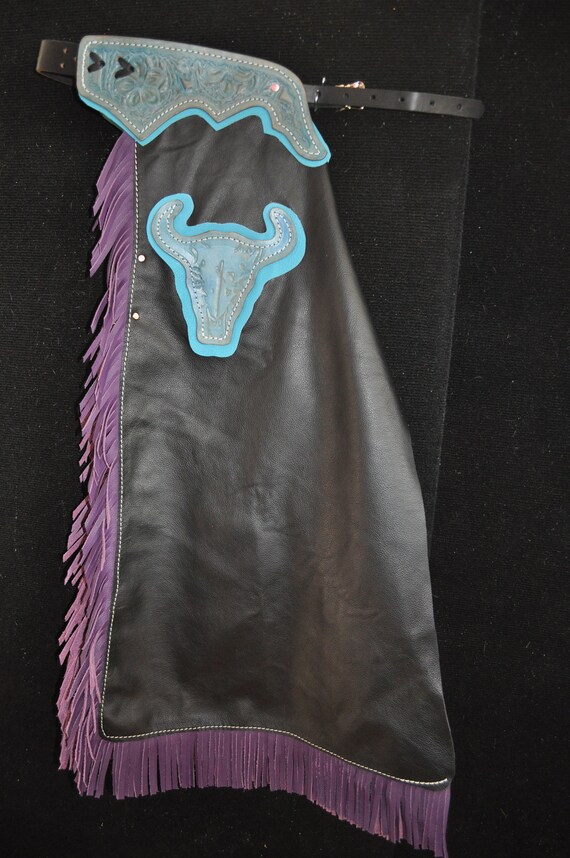 Custom Made Kid's Bronc/bull Riding Chaps/ New/ Custom - Etsy