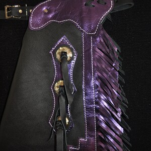 Custom Made Kid's Bronc/bull Riding Chaps/ New/ Custom Leather/ Rodeo ...