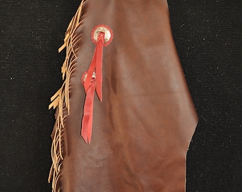 Custom Made Leather Kid's Rodeo Chaps /new/ Pink/r Bar K | Etsy