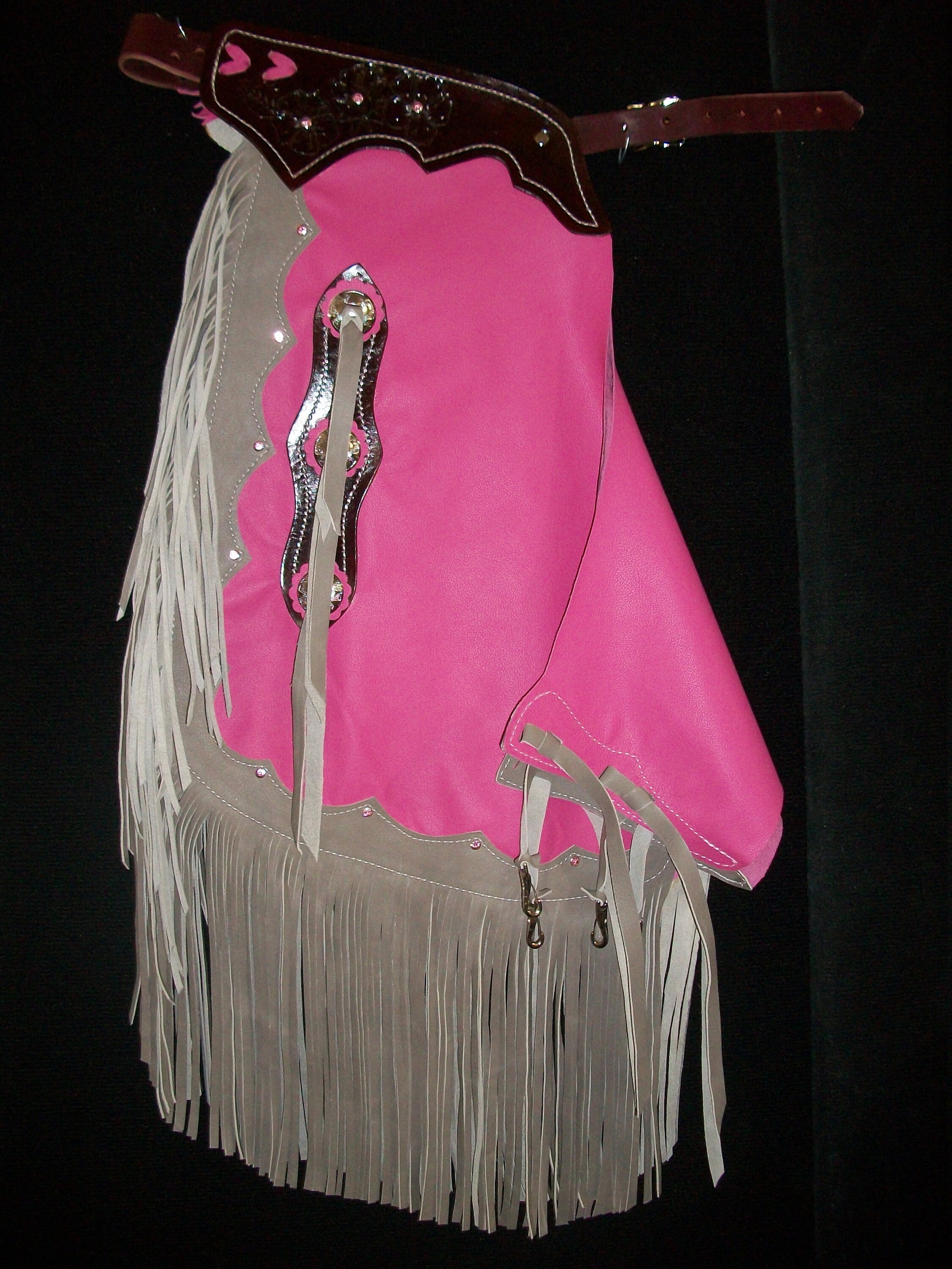 Custom Made Leather Chinks/new Chaps/ Floral Carved/ - Etsy