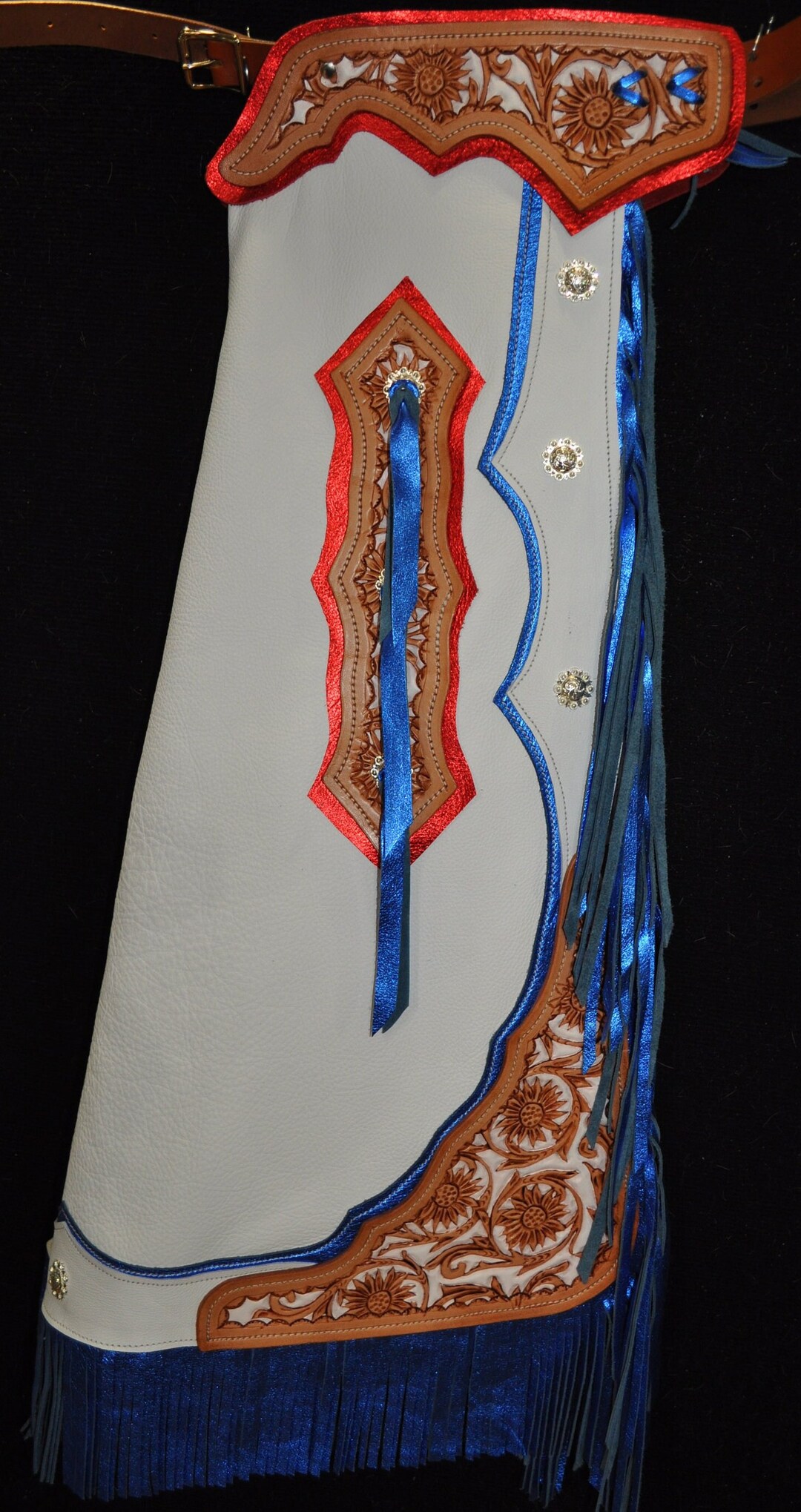 Custom Made Kid's Rodeo Royalty Chaps/ New/ Custom Leatherrodeo Chaps/r ...