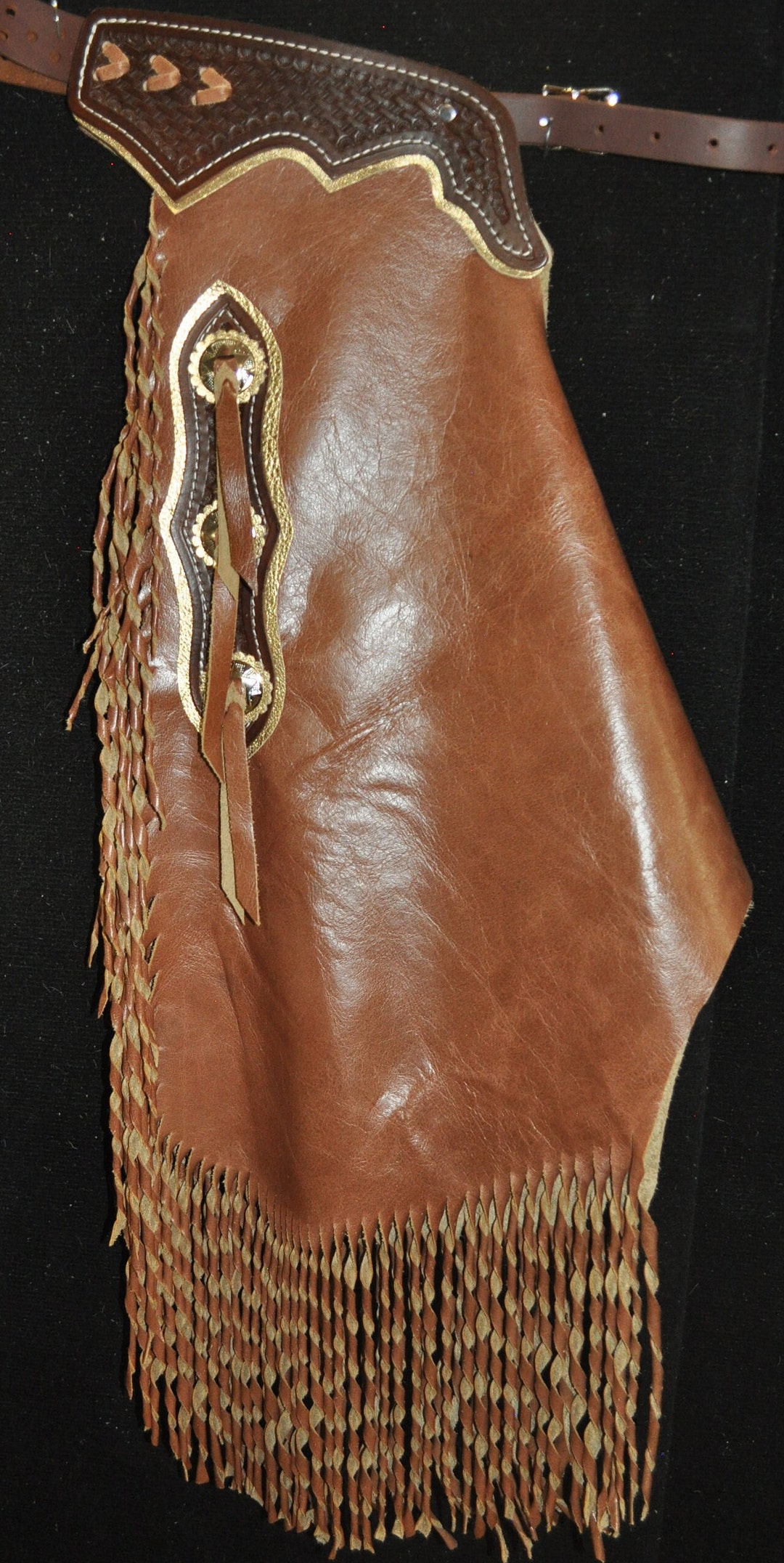 Custom Made Leather Chinks/new Chaps/r Bar K - Etsy