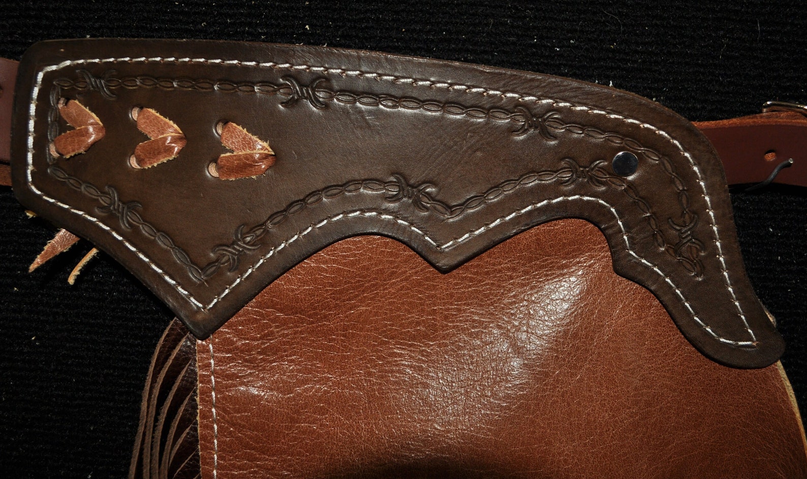 Custom Made Batwing Leather Chaps/new/r Bar K - Etsy