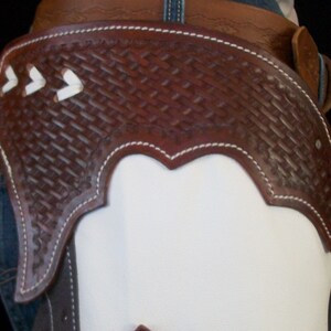 Custom Made Leather Shotgun Chaps/ New/r Bar K - Etsy