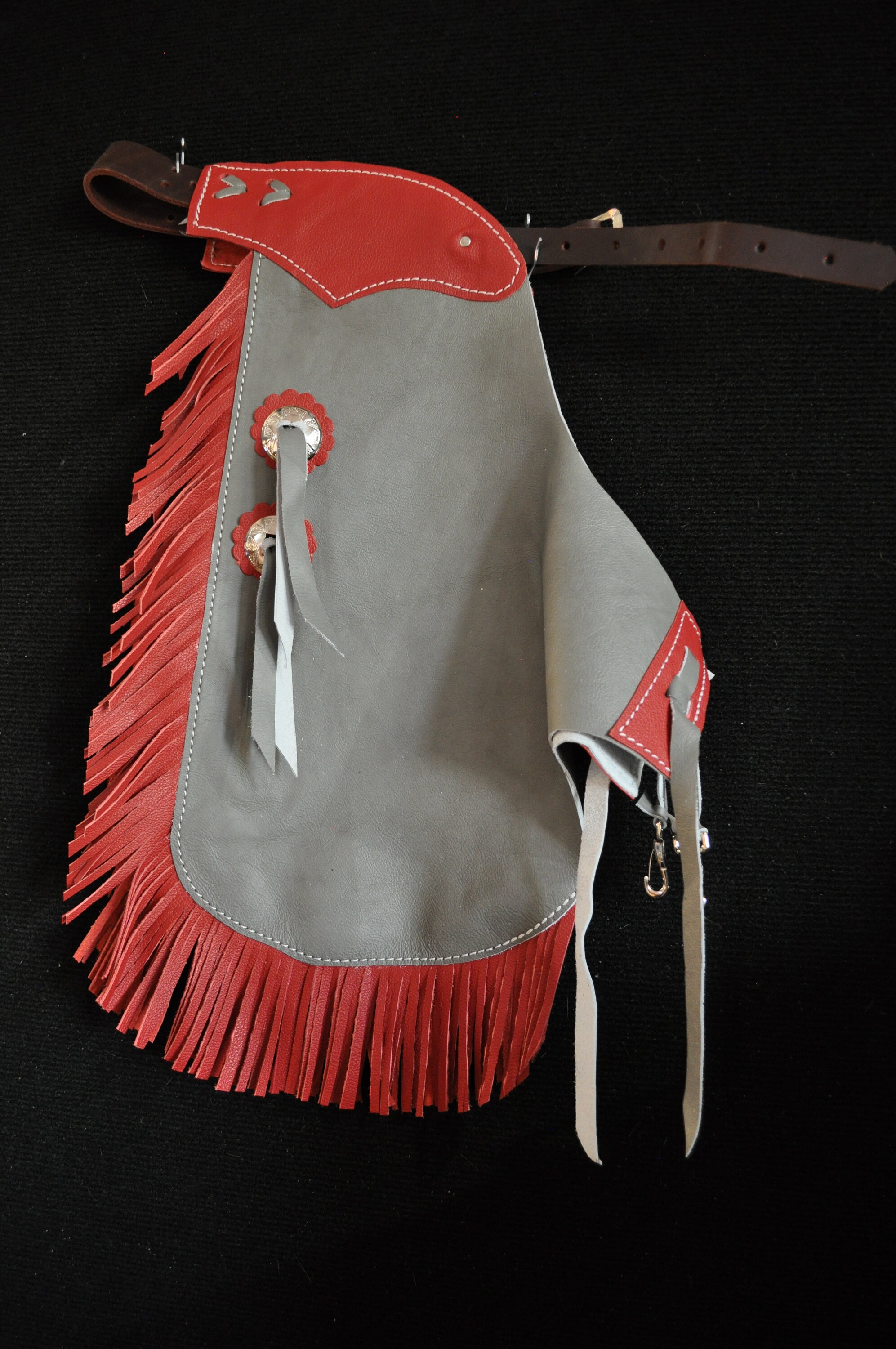 Custom Made Leather Kid's/toddler/youth Chinks/new/r Bar K - Etsy