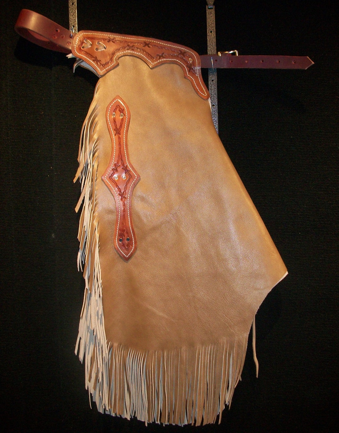 Custom Made Leather Chinks/new Chaps/r Bar K - Etsy