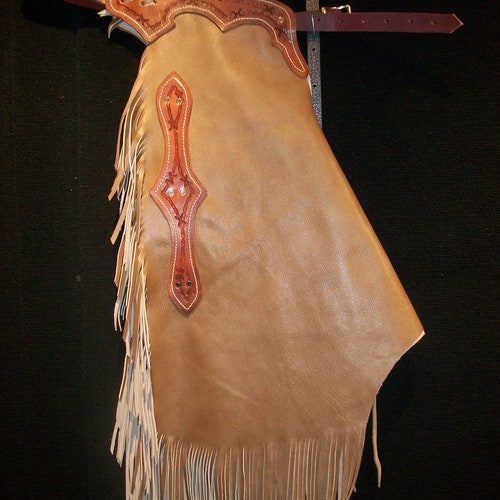 Custom Made Leather Chinks/new Chaps/r Bar K - Etsy