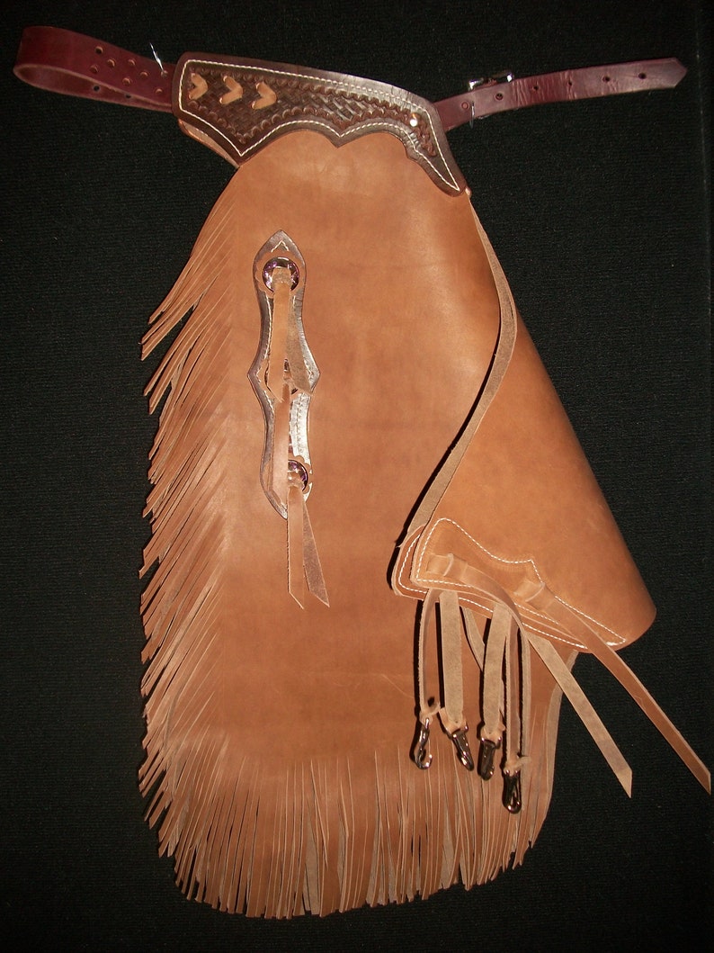 Custom Made Leather Chinks/new Chaps/r Bar K - Etsy