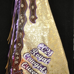 Custom Made Rodeo Royalty Chaps/ New/ Custom Leather/ Gold Acid Wash ...