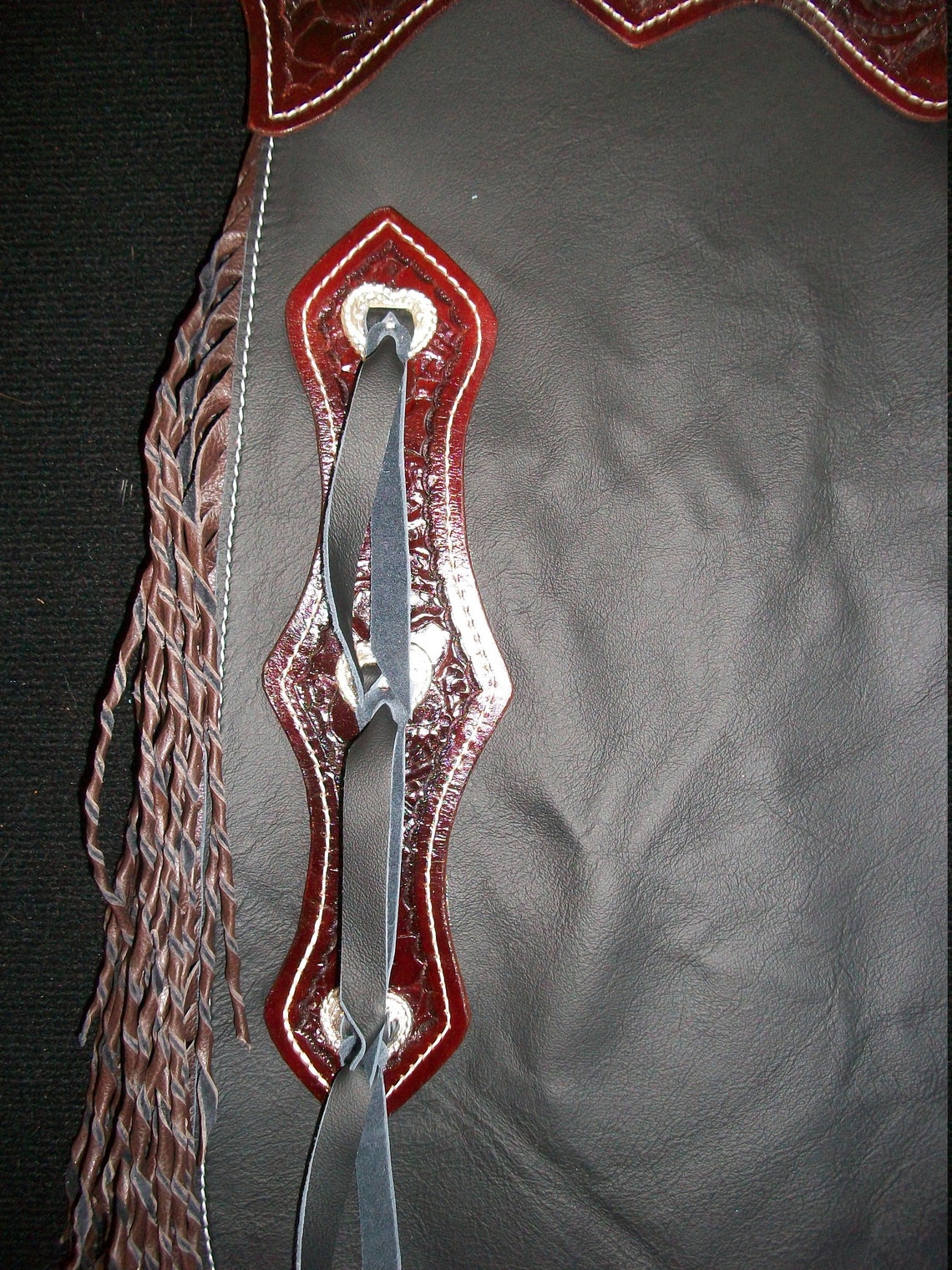 Custom Made Leather Show Chinks/new Chaps/r Bar K | Etsy