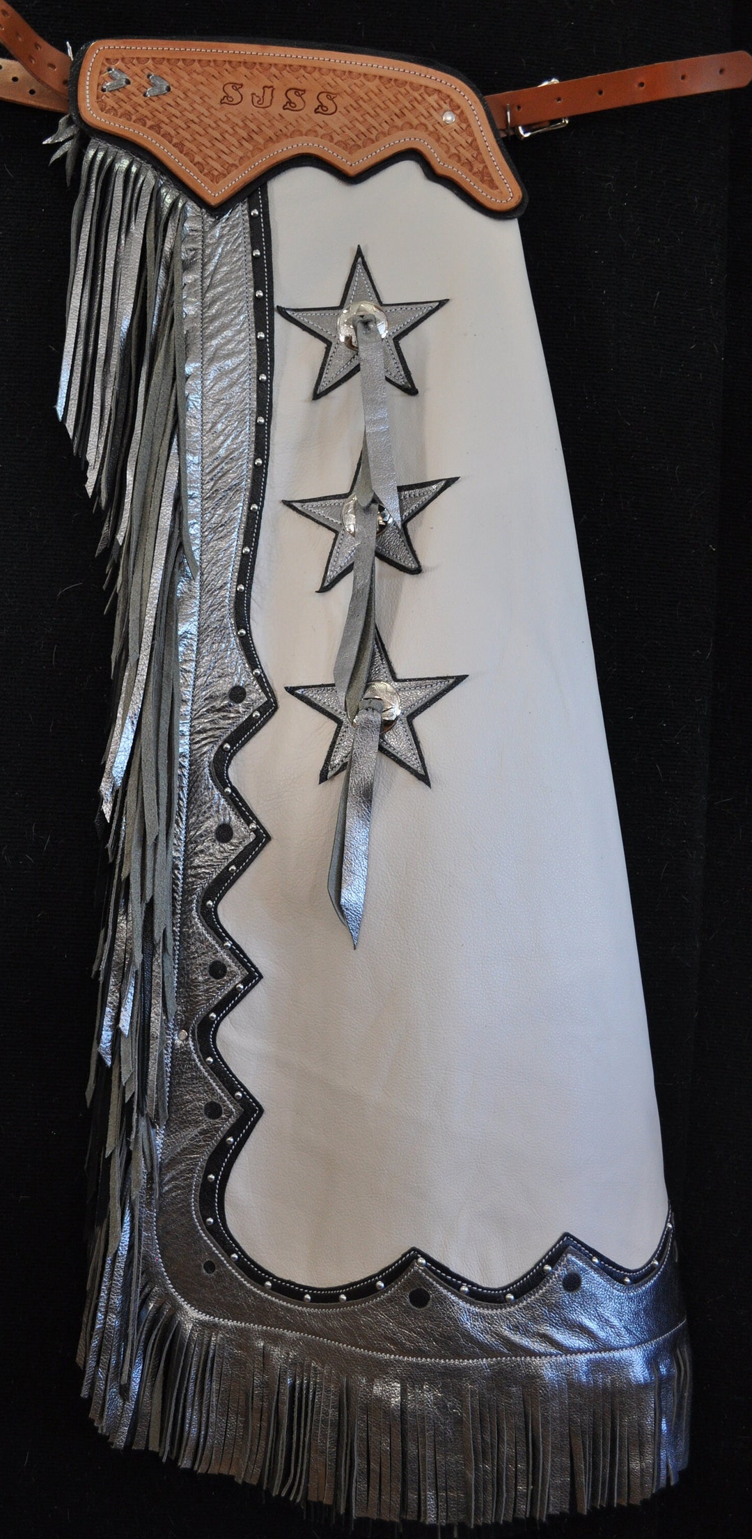 Custom Made Rodeo Chaps/ New/ Custom Leather /R Bar K - Etsy