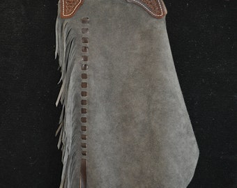 Custom Made Batwing Leather Chaps/new/r Bar K - Etsy