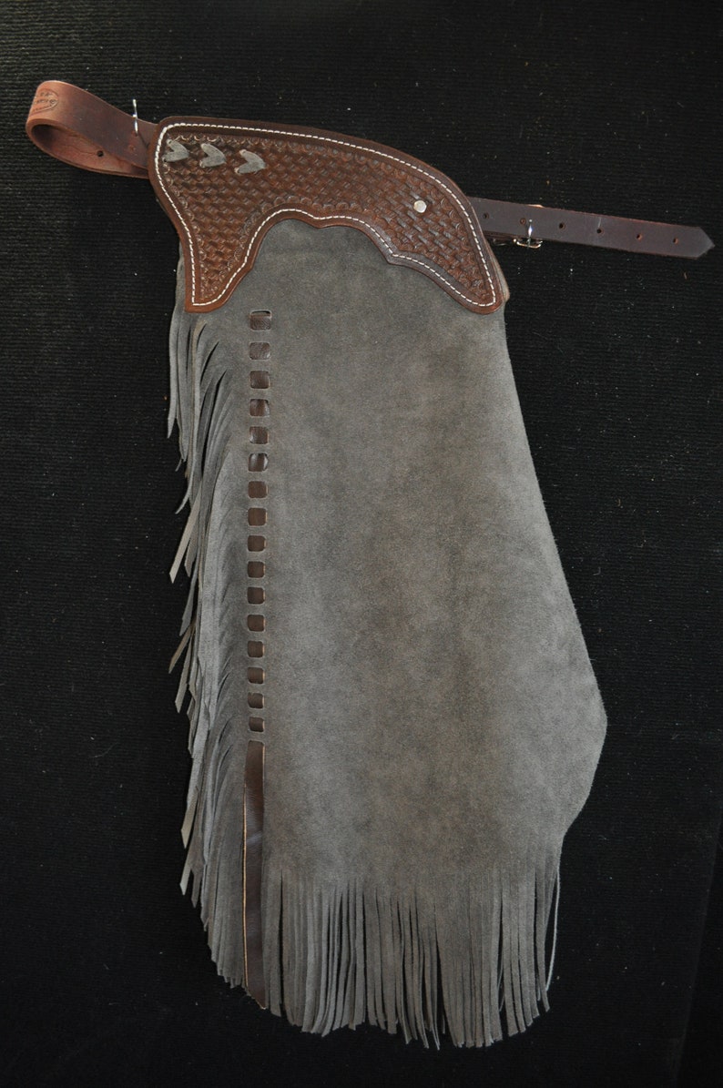 Custom Made Leather Chinks/new Chaps/rough Out/r Bar K - Etsy