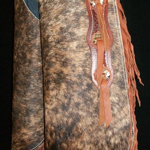 Custom Made Leather Chinks/new Chaps/ Exotic Hair on Hide/r Bar K - Etsy