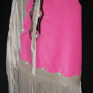 Custom Made Leather Chinks/new Chaps/ Floral Carved/ Bling/pink/r Bar K ...