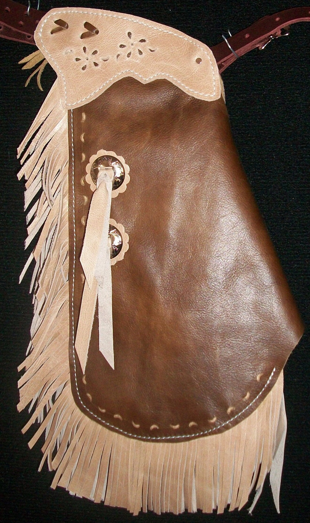 Custom Made Leather Kid's Chinks/youth/toddler/new/r Bar K - Etsy