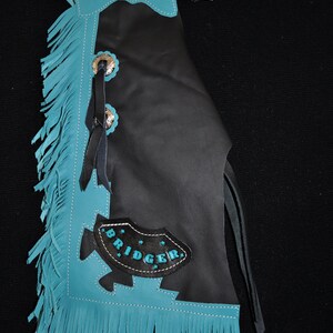 Custom Made Kid's Bronc/bull Riding Chaps/ New/ Custom - Etsy