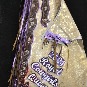 Custom Made Rodeo Royalty Chaps/ New/ Custom Leather/ Gold Acid Wash ...