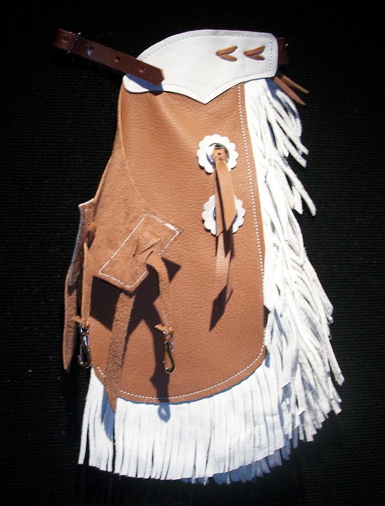 Custom Made Leather Kid's Chinks/youth/ Toddler/new /R Bar - Etsy