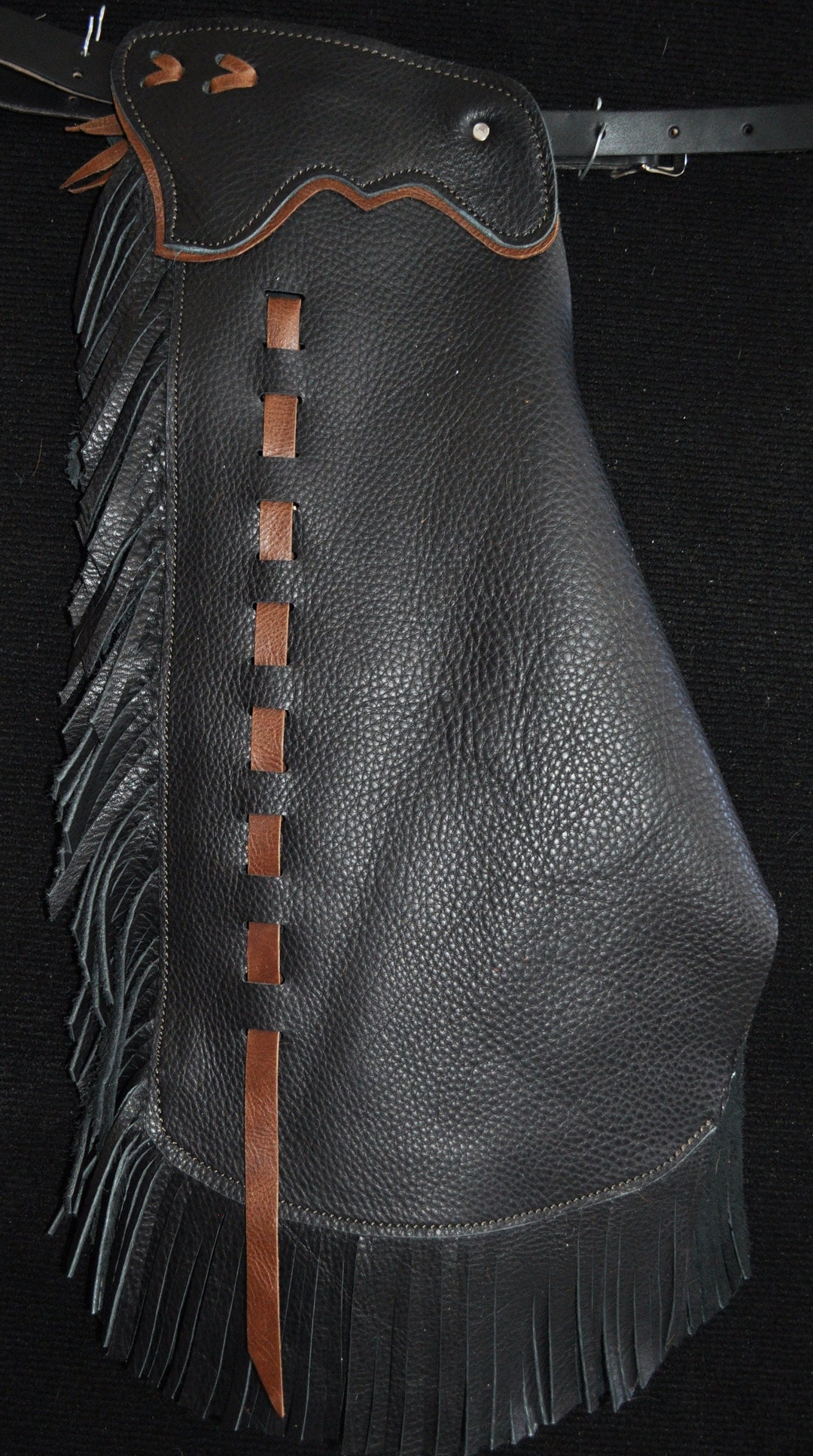 Custom Made Leather Kid's Chinks/youth/ Toddler/new/r Bar K - Etsy