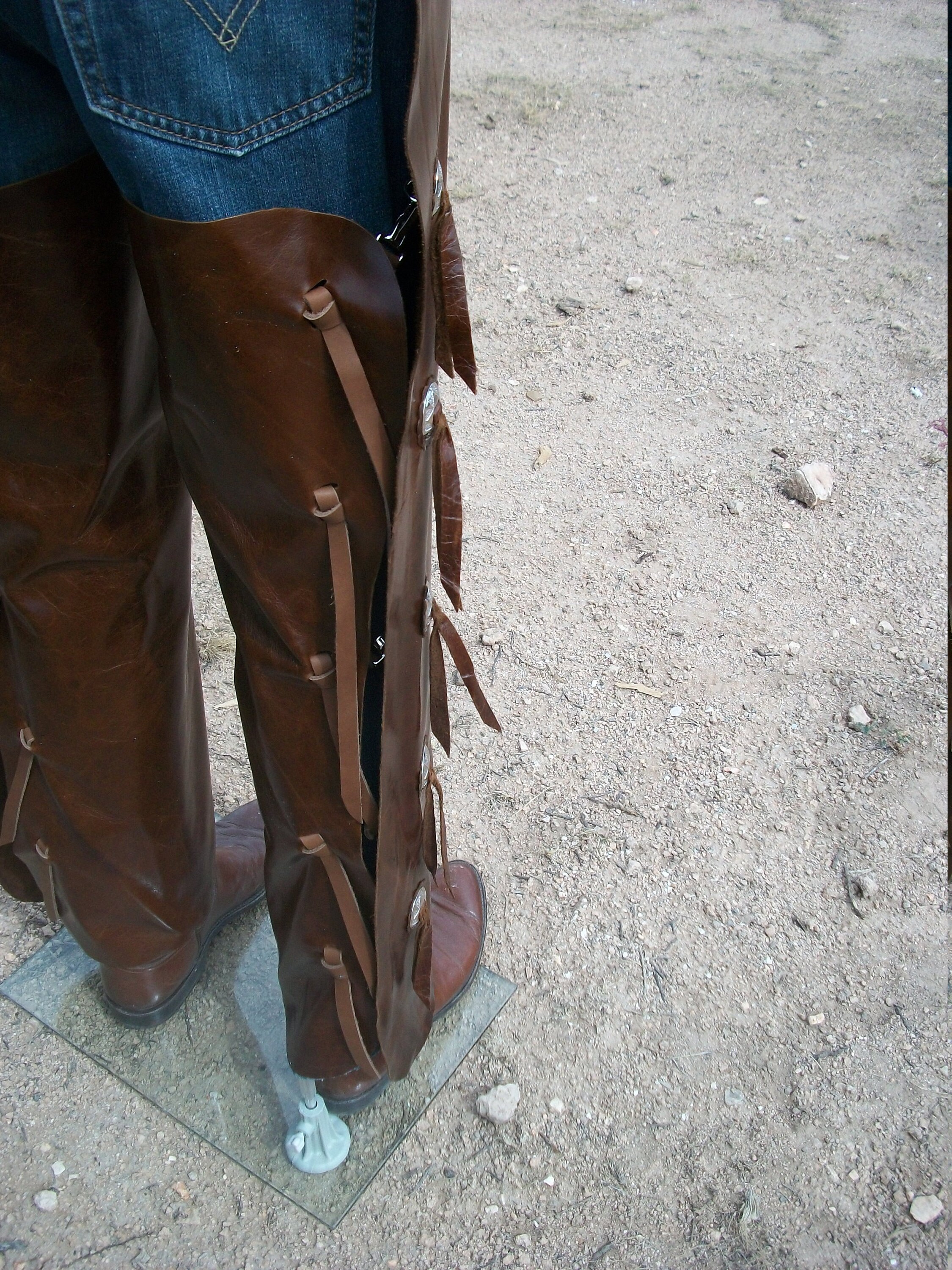 Custom Made Leather Shotgun Chaps/ New/r Bar K | Etsy