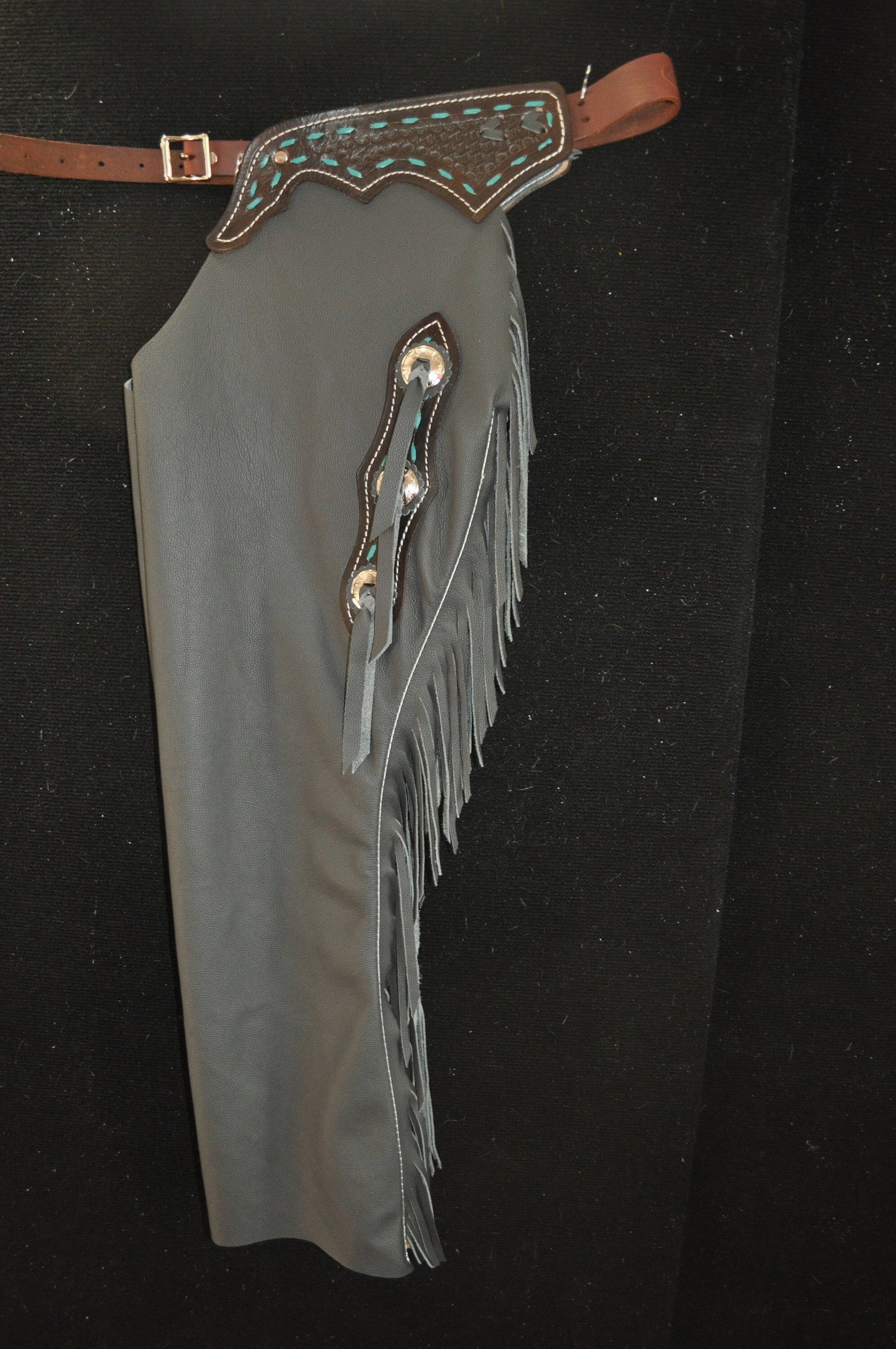 Custom Made Leather Shotgun Chaps/new/r Bar K | Etsy