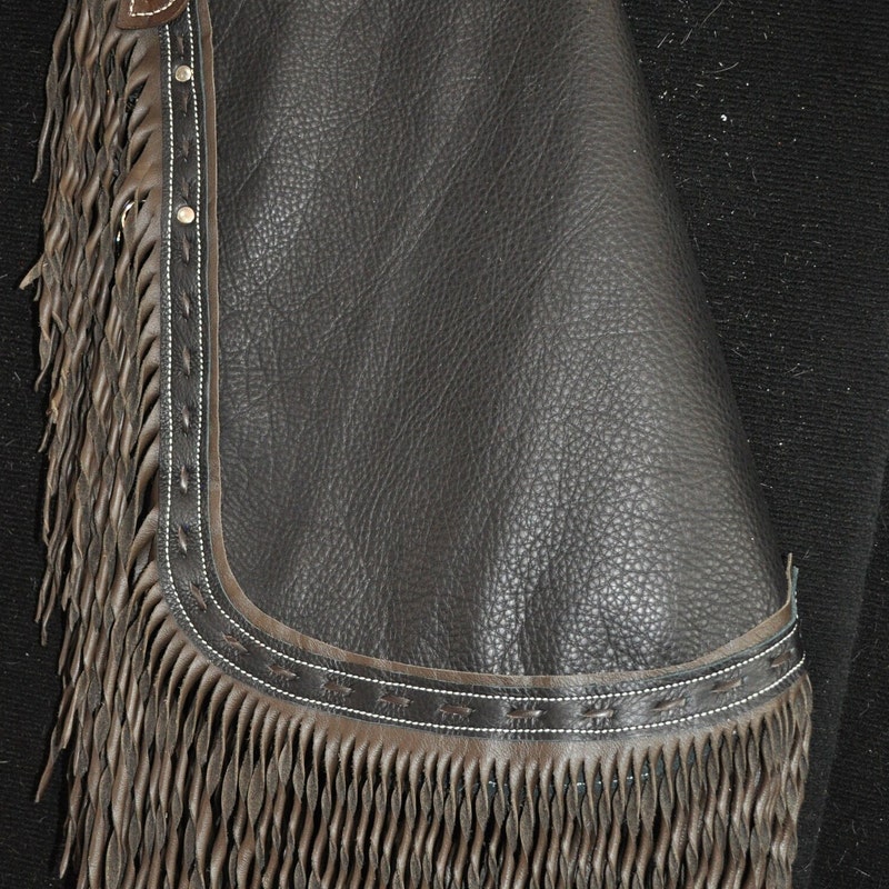 Leather Tooled Chinks - Etsy