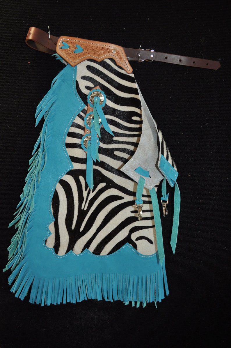 Custom Made Zebra Hide Kids/ Toddler/ Youth Rodeo Chaps/new - Etsy