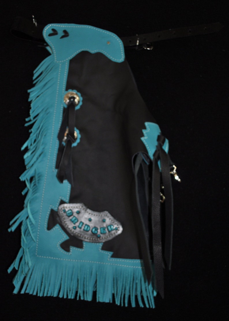 Custom Made Kid's Bronc/bull Riding Chaps/ New/ Custom - Etsy